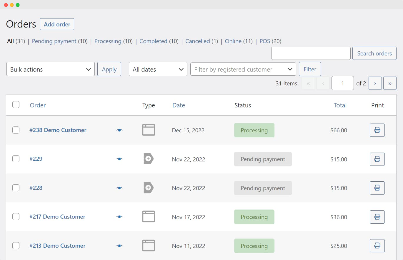 How to Change The Default WooCommerce Order Status - Flow Notify from BizSwoop
